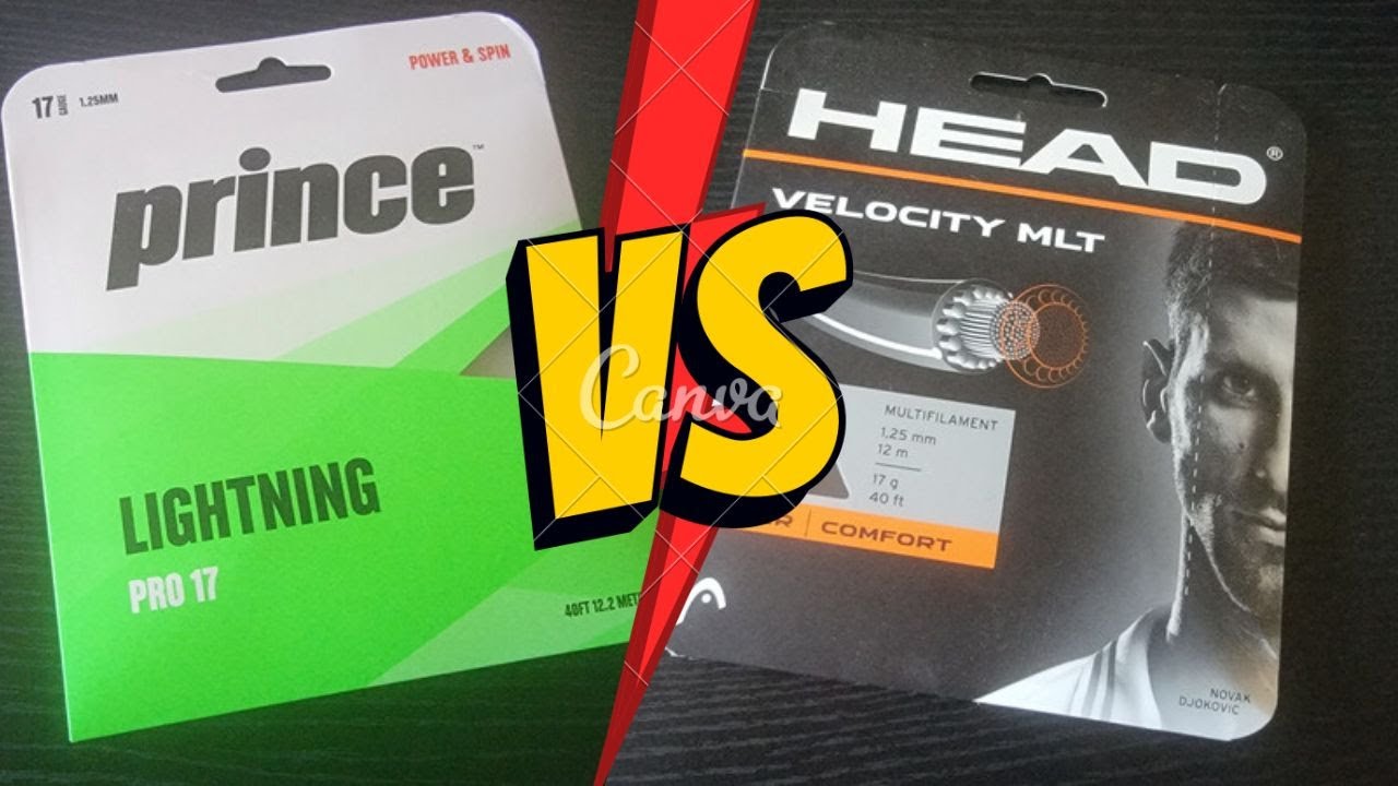 Head Velocity MLT vs Prince Lightning Pro - YouTube