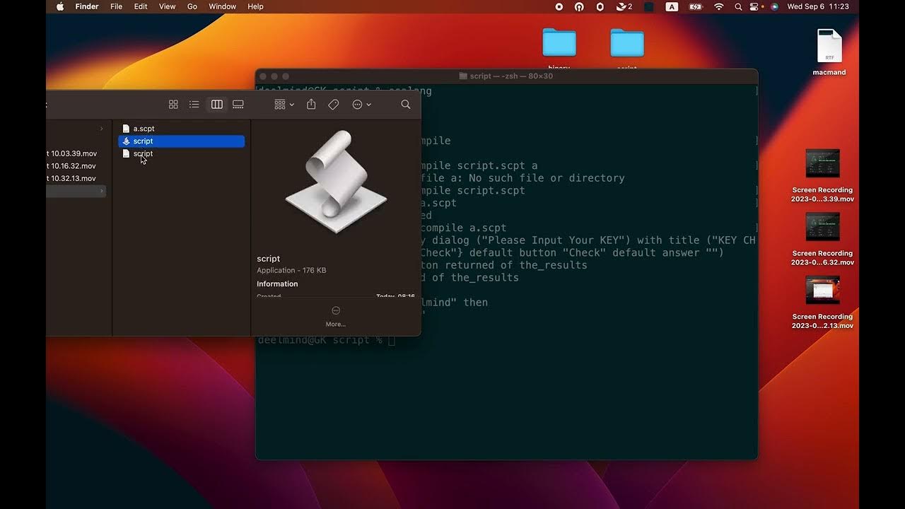 举一反三AppleScript逆向分析 - YouTube