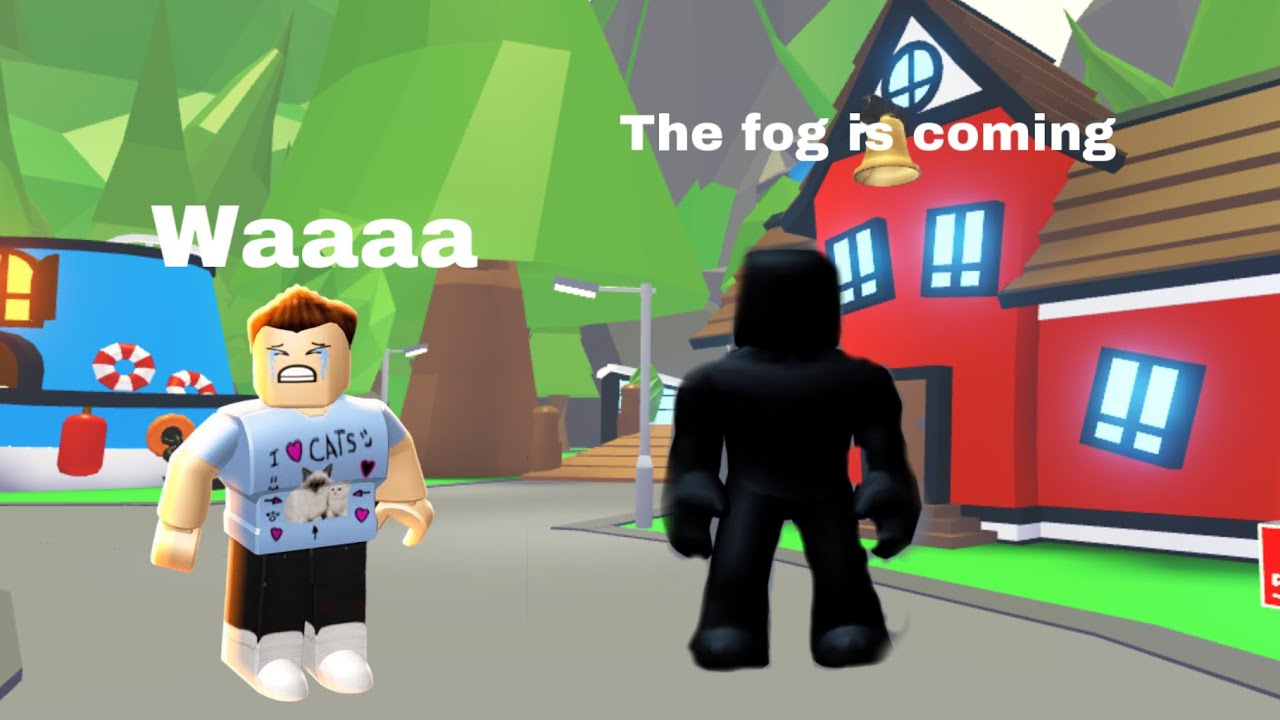 Trolling people in roblox by saying the fog is coming - YouTube