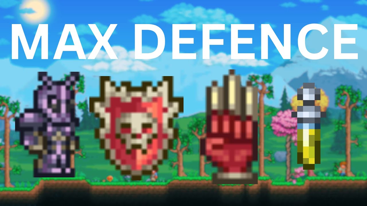 How Strong is Max Defense in Terraria Master Mode - YouTube