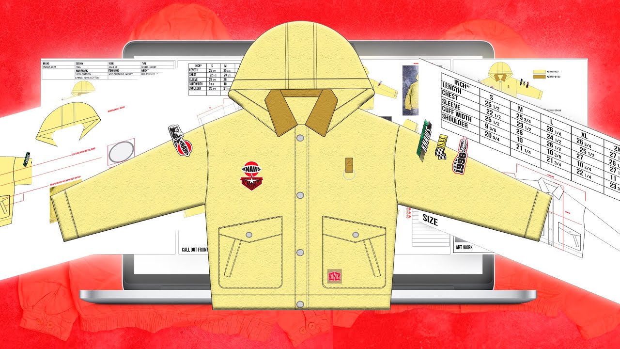 HOW to MAKE a TECH PACK for your CLOTHING BRAND - YouTube