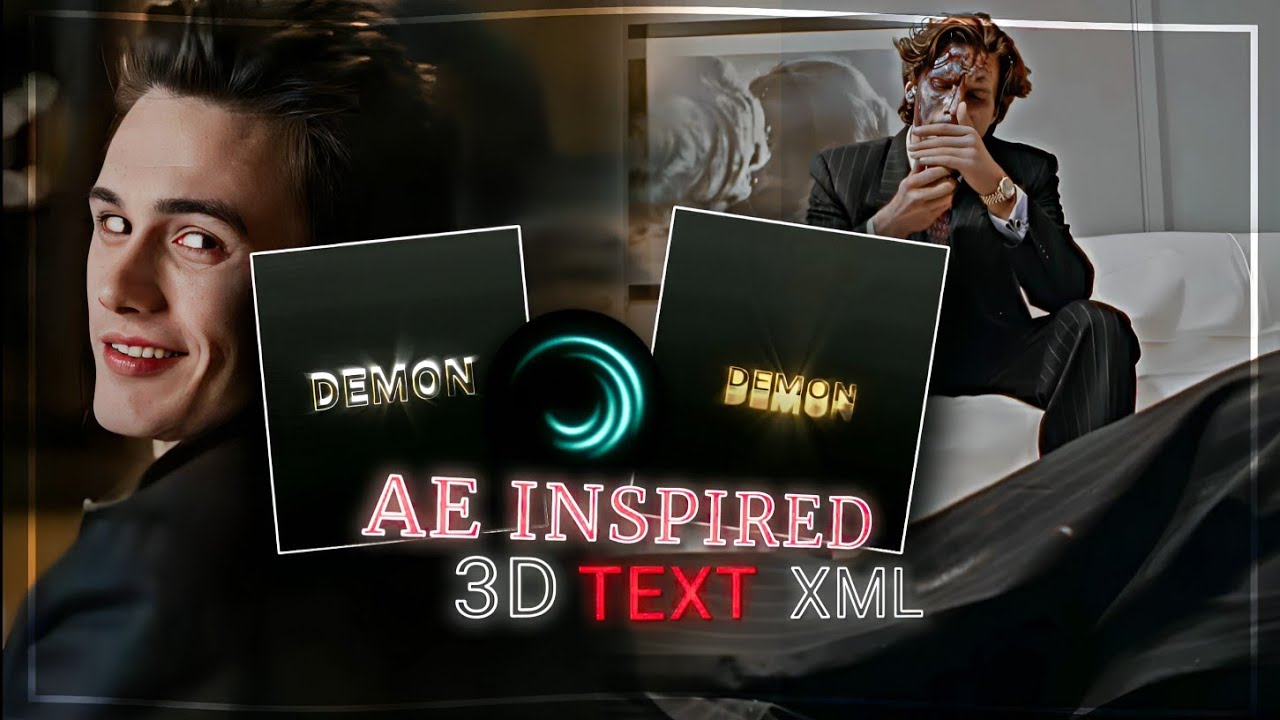 AE inspired 3D text effect for 1000 sub in alight motion ( Preset ) By Demon - YouTube