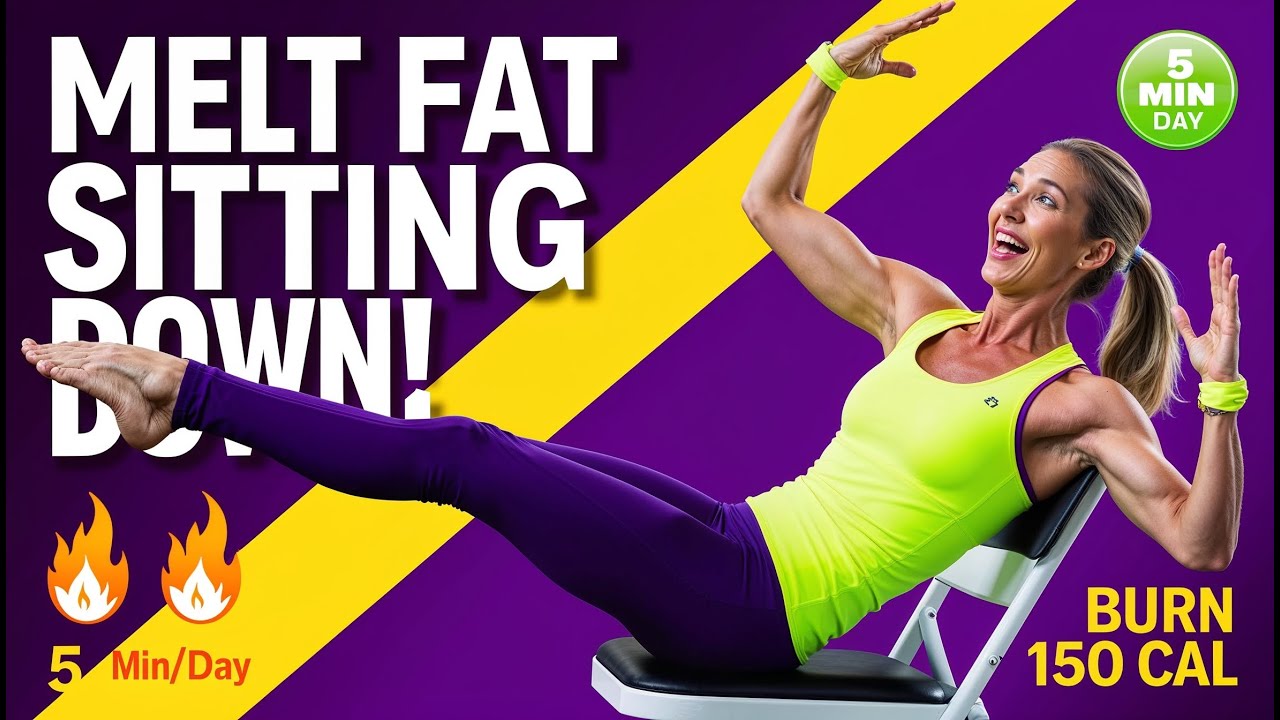 5 Shocking Chair Yoga Moves to Melt Fat Fast - YouTube