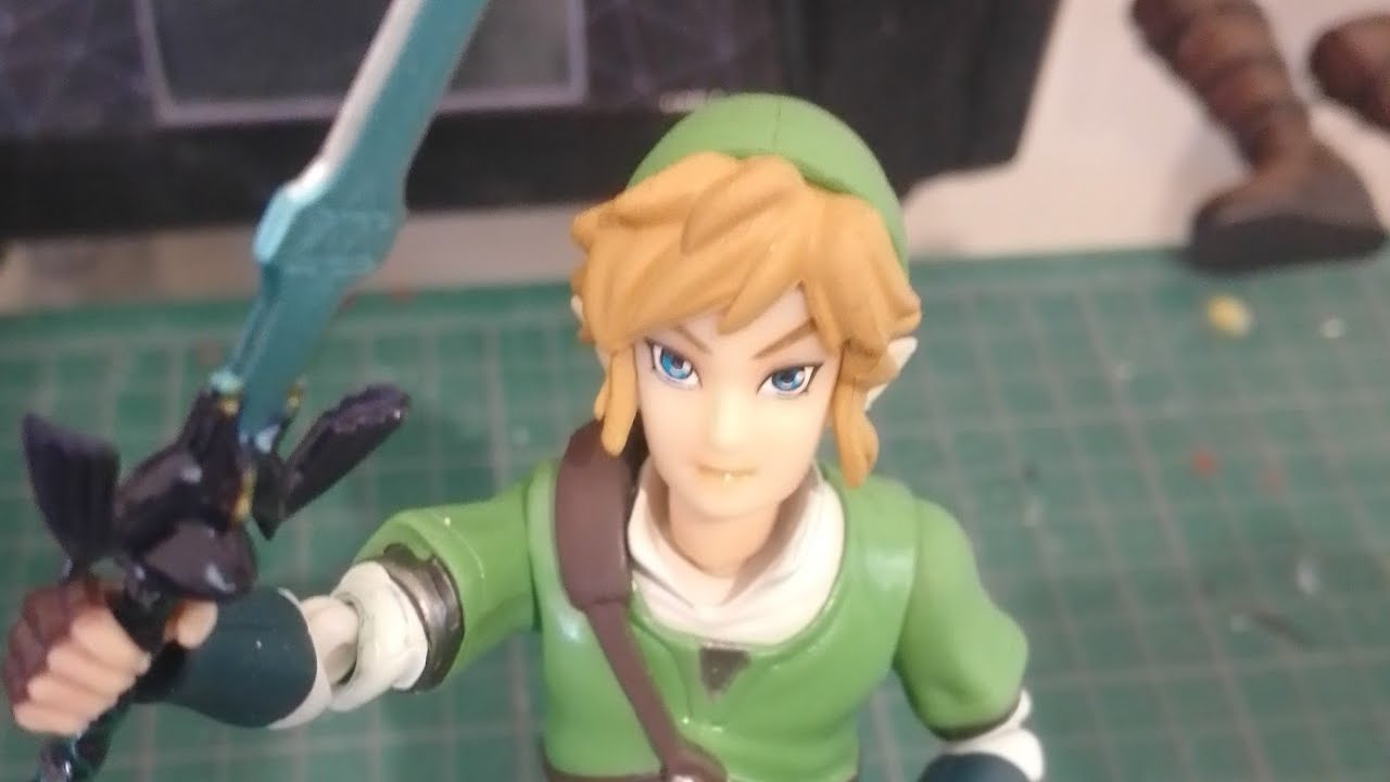 link figma the legend of Zelda skyward sword 153 bootleg pirata review ...
