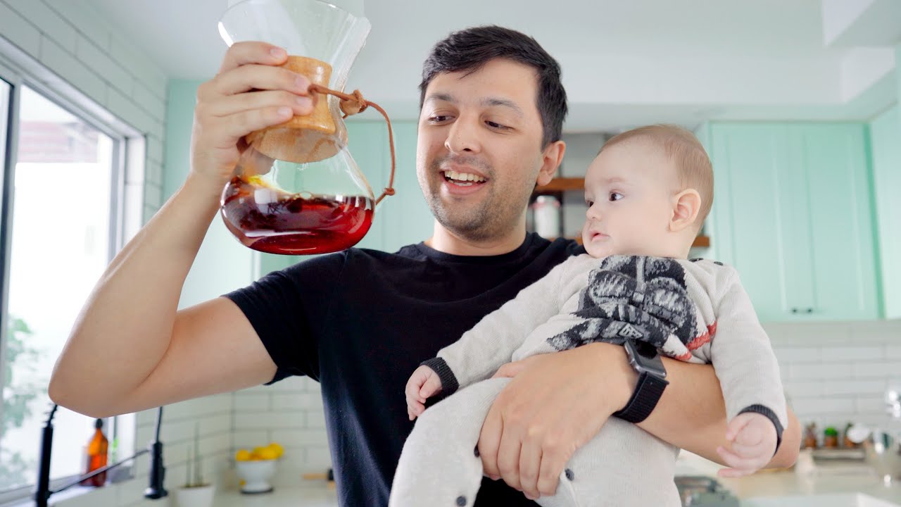 Preparando café con mi bebé de 6 meses ☕️👶🏻 | Recién Cocinados - YouTube