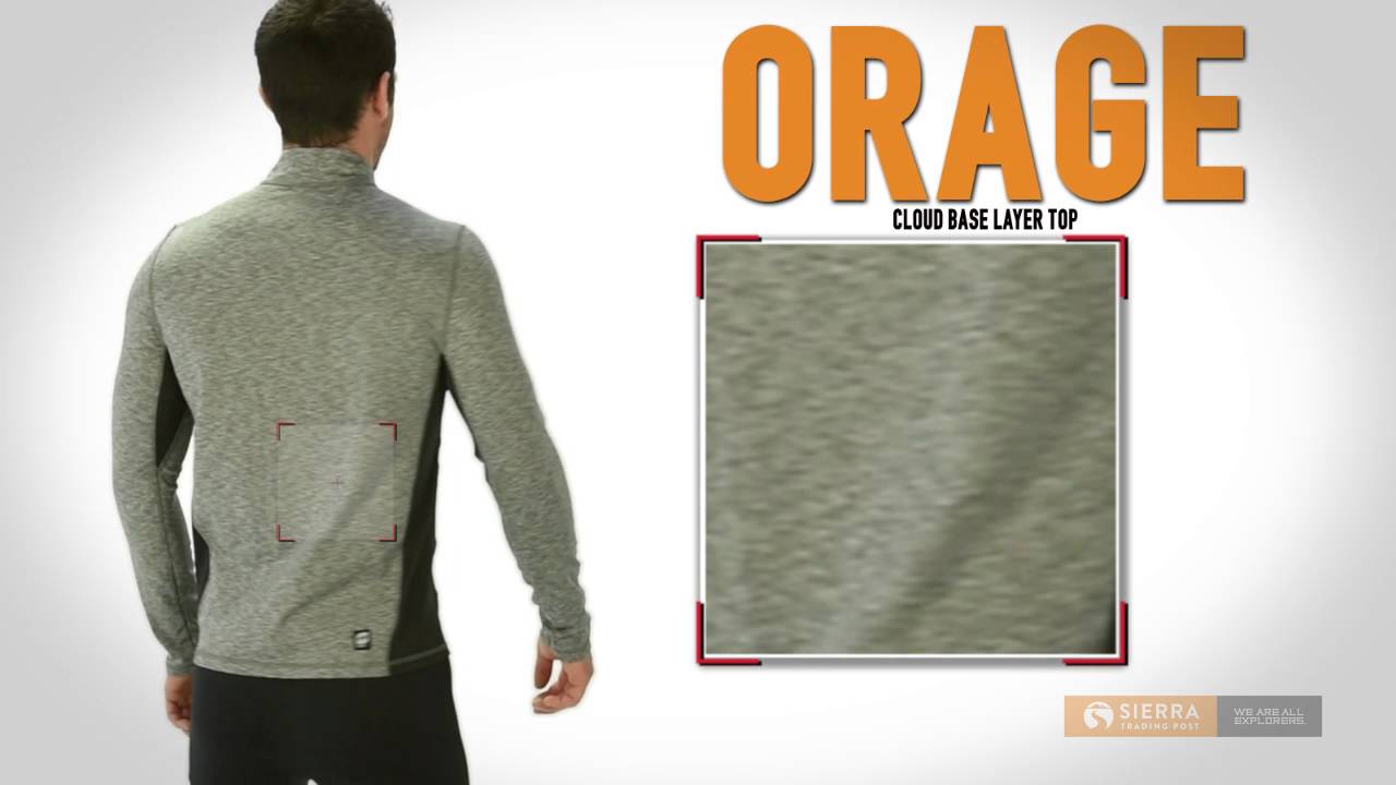 Orage Cloud Base Layer Top - Zip Neck, Long Sleeve (For Men) - YouTube
