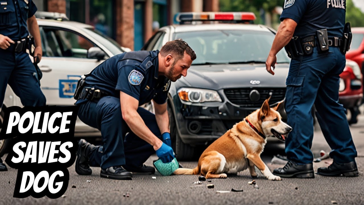 INCREDIBLE Video Of A Police Saving A Dog's Life! - YouTube