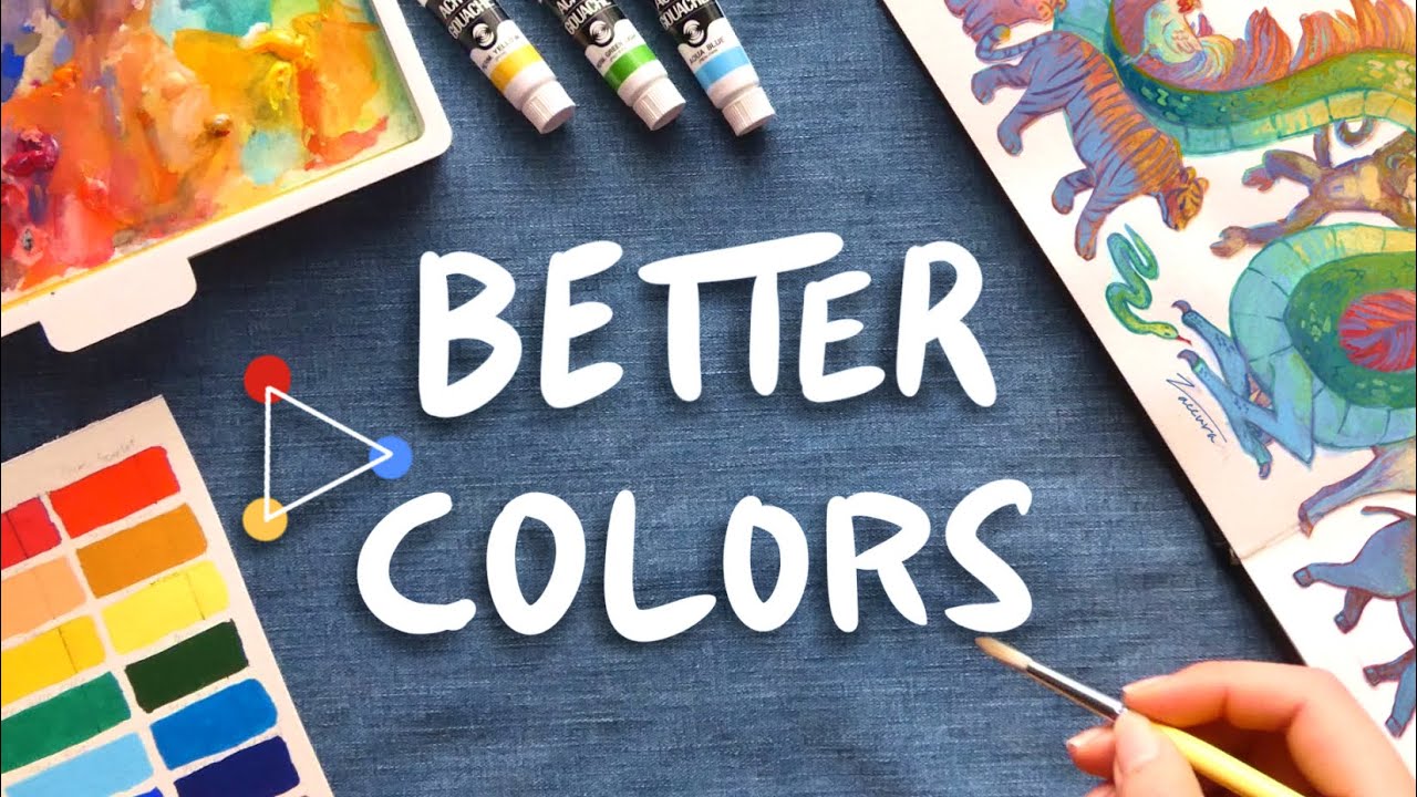 This video will improve the colors in your art & paintings. (really ...
