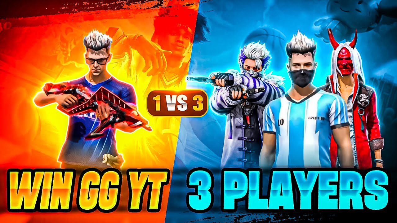 WIN GG YT VS 3 HATERS CHALLENGE CLASH SQUAD CUSTOM | FF GOD WIN GG YT ...