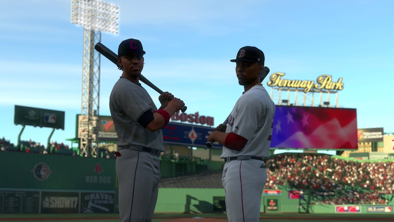 MLB The Show 17 PS4 Cleveland Indians vs Boston Red Sox 8 14 2017 - YouTube