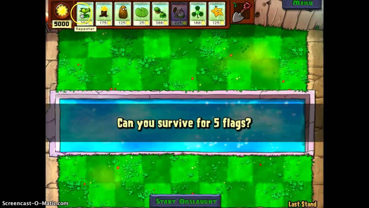 Plants vs Zombies Part 37 Fast Zombies - YouTube