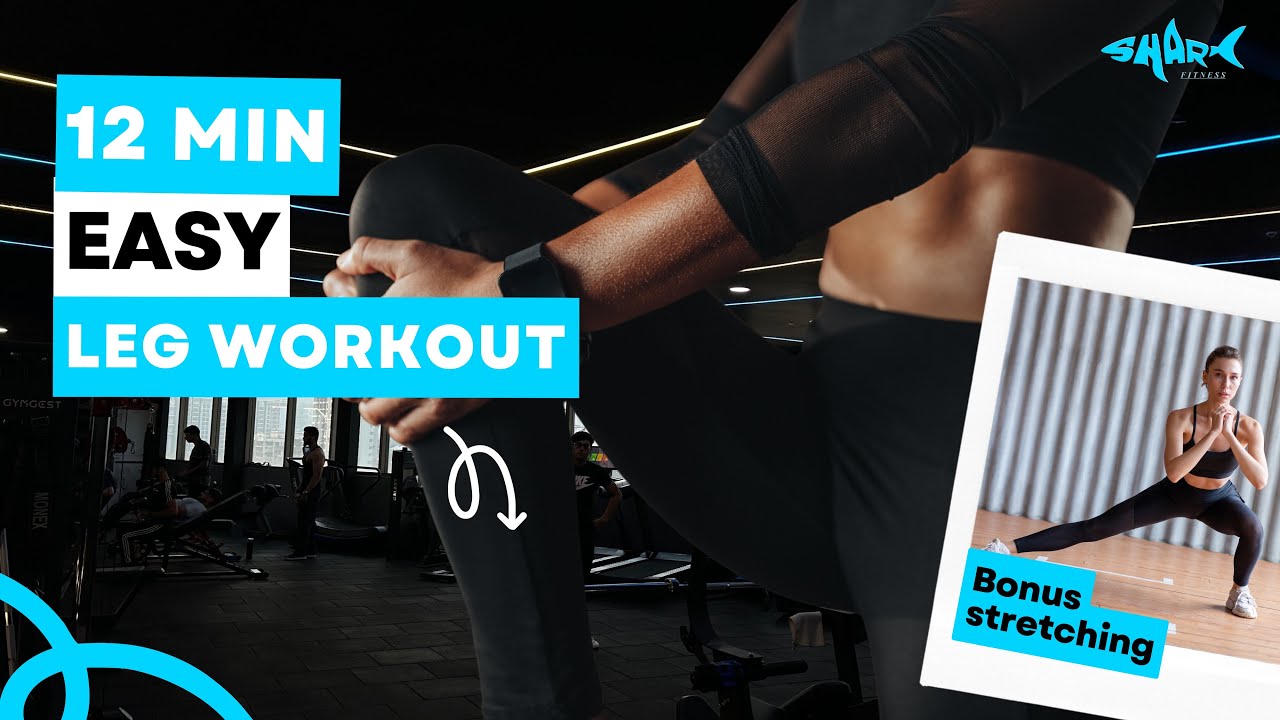 SHARK FITNESS | LEG WORKOUT WITH SHABNAM - YouTube