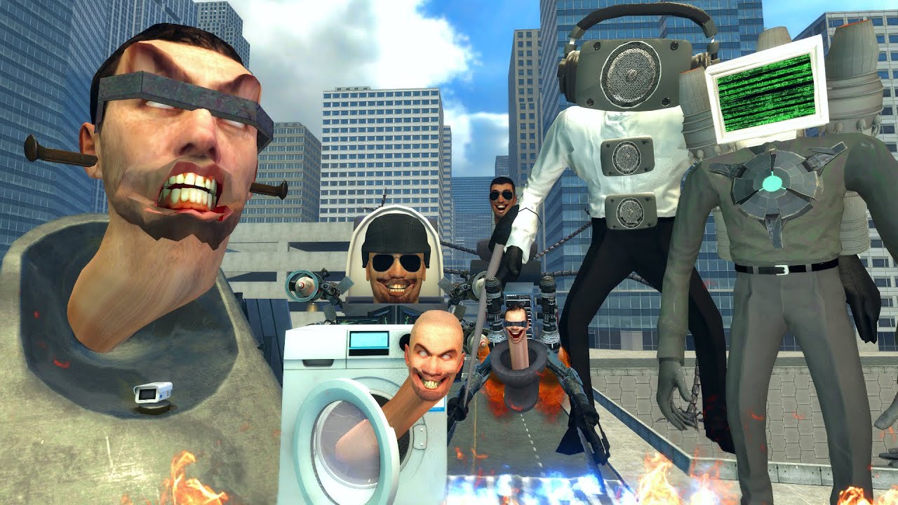 NEW MECHA COMPUTER MAN,MECHA BOOMBOX MAN AND OTHER VS ALL NEW SKIBIDI ...