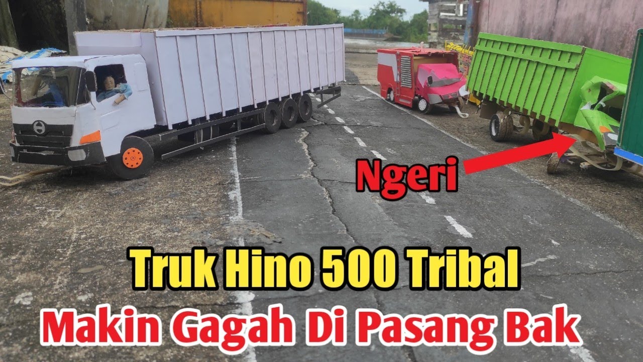 Truk Hino 500 Tribal Pasang Bak, Begini Jadinya 😱|| cerita versi ...
