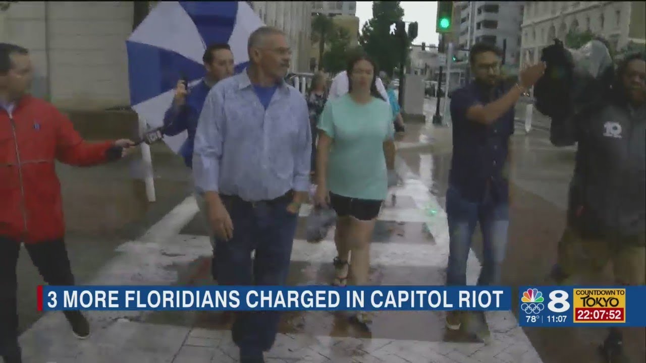 Three more arrests in Tampa Bay in connection to Jan. 6 Capitol Riot ...