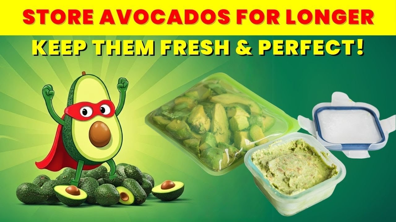 How to Store Avocados for Longer: Keep Them Fresh & Perfect! - YouTube