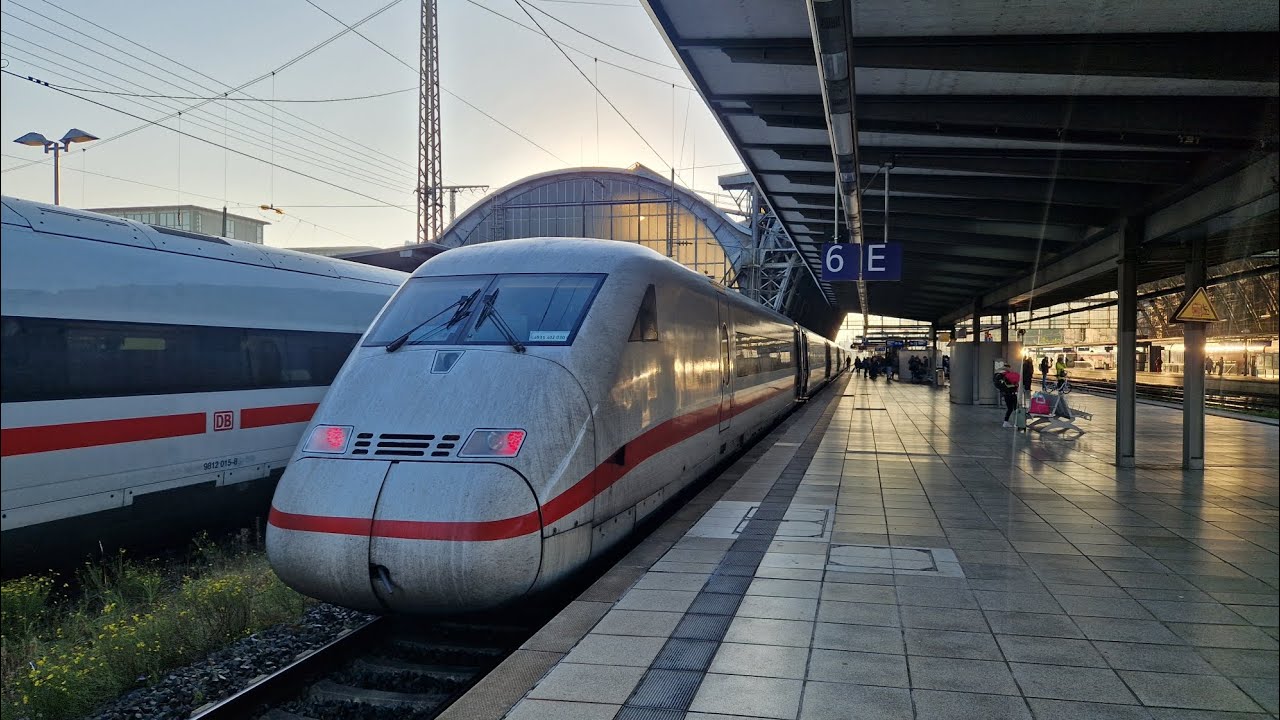 DB Fernverkehr | Mitfahrt im kompletten ICE 636 von Hannover Hbf bis ...