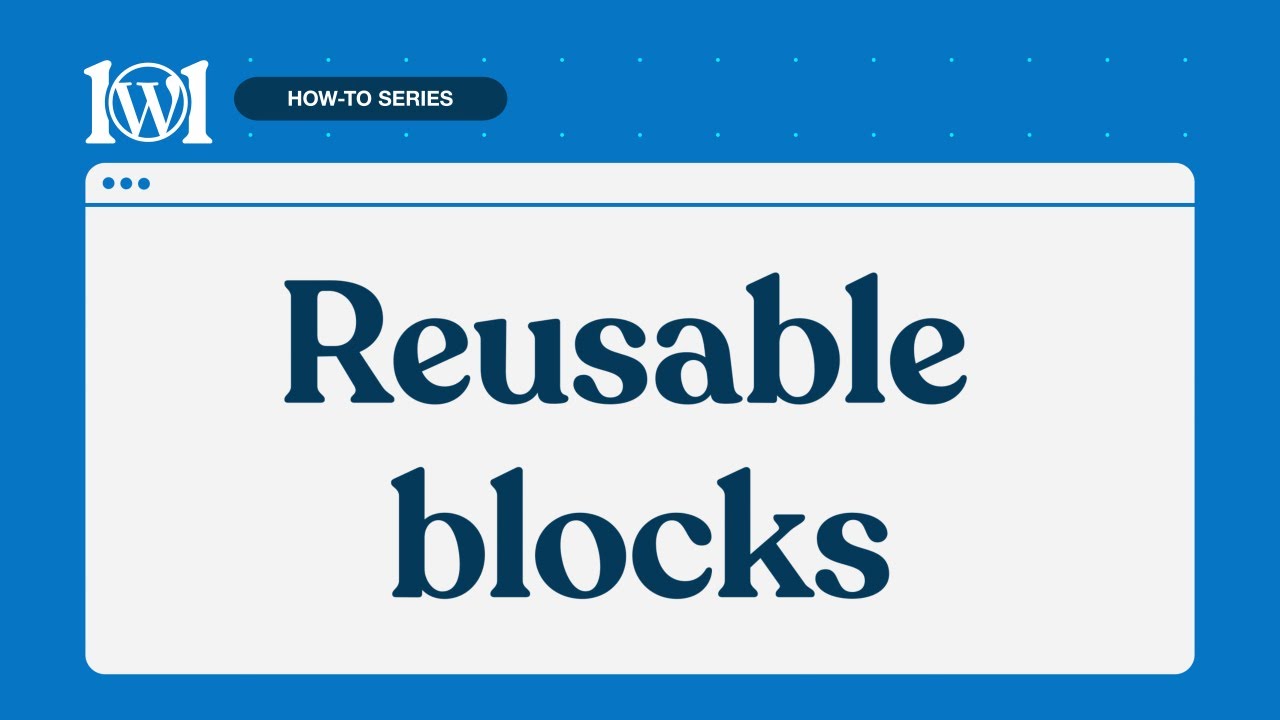 How To Use Reusable Blocks On WordPress YouTube how-to-use-reusable-blocks-on-wordpress-youtube