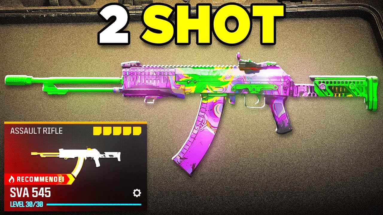 this *NEW* 2 SHOT SVA 545 CLASS is OVERPOWERED in MW3! (Best SVA 545 ...