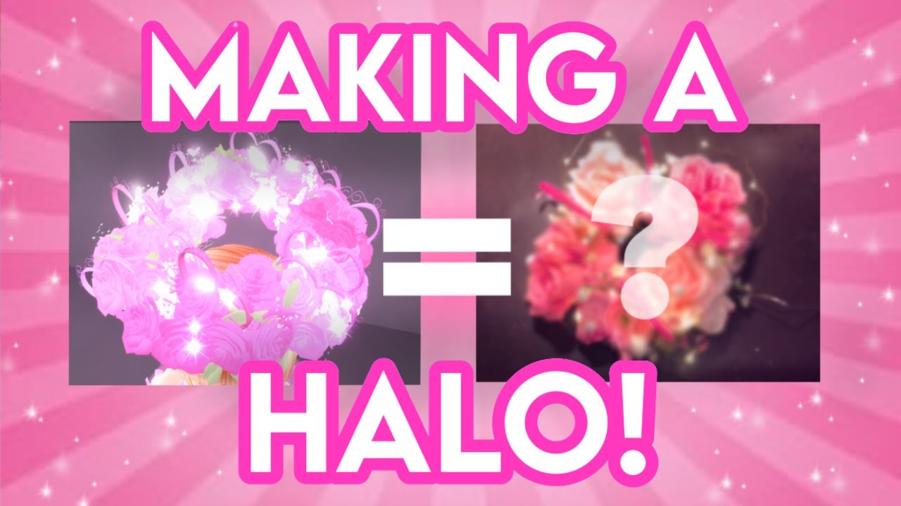 Making My DREAM HALO In REAL LIFE! 😍 Royale High Halos in Real Life # ...
