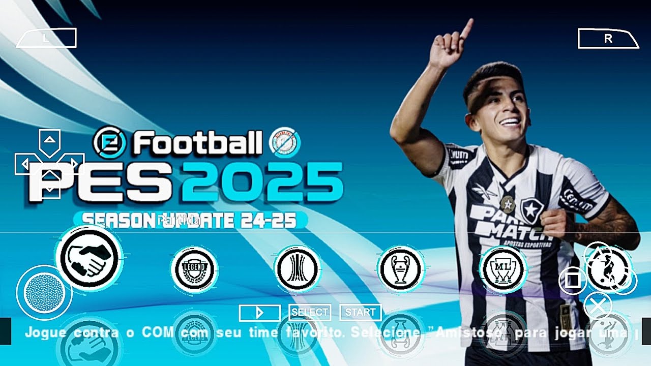 {LINK MEDIAFIRE} PES 2025 PPSSPP PATCH 100% ATUALIZADO BRASILEIRÃO e ...