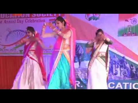 Dance performace by Girl students of LKIS and LBS 02 - YouTube