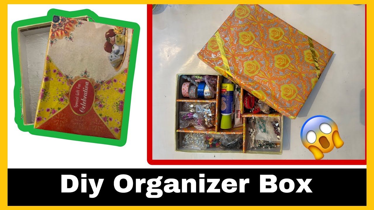 How to make organiser at home / diy sweet box ideas / cardboard crafts ...