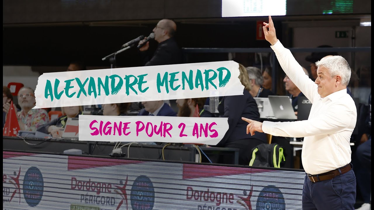 Alexandre Ménard signe pour 2 saisons au BBD - YouTube