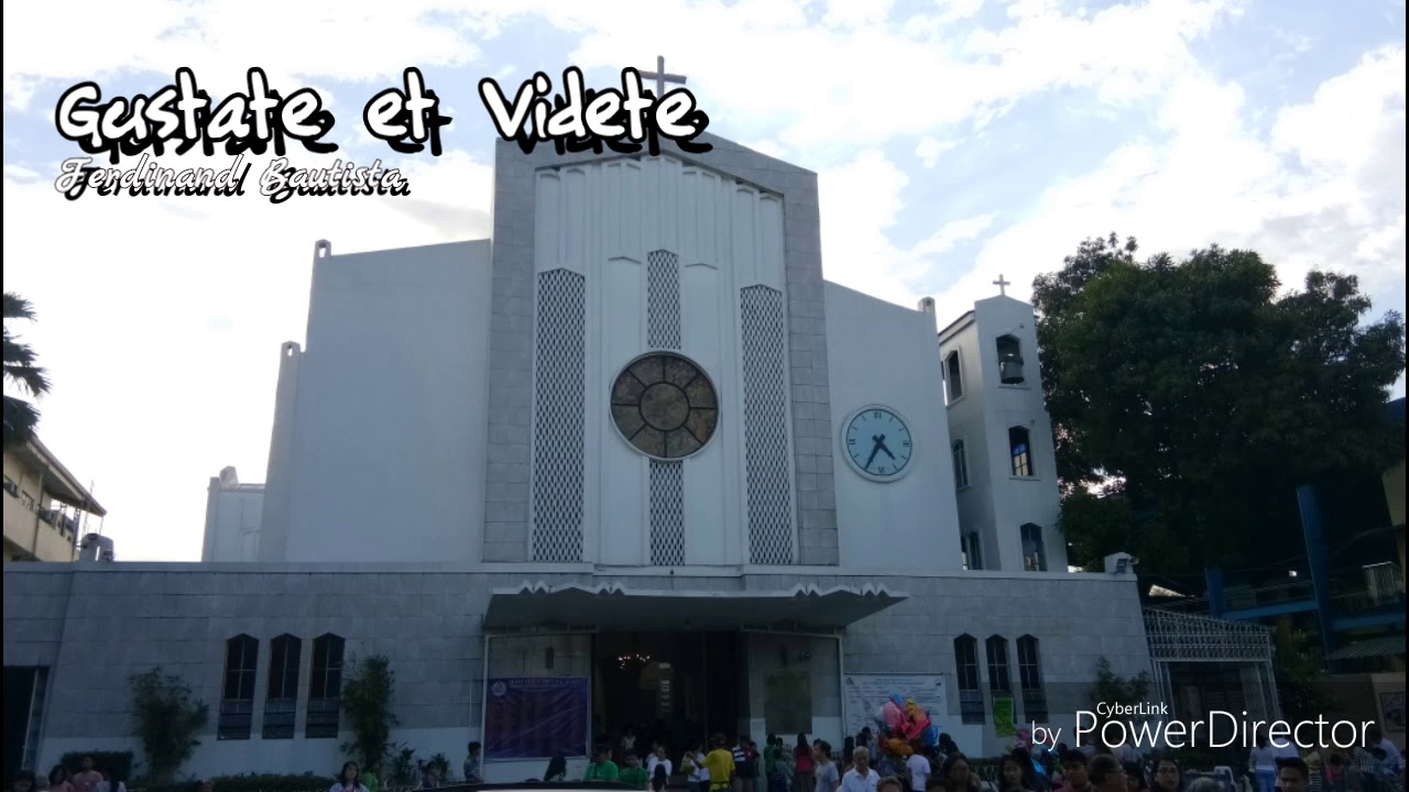 Gustate et Videte (Ferdz Bautista) - Instrumental w/ lyrics - YouTube