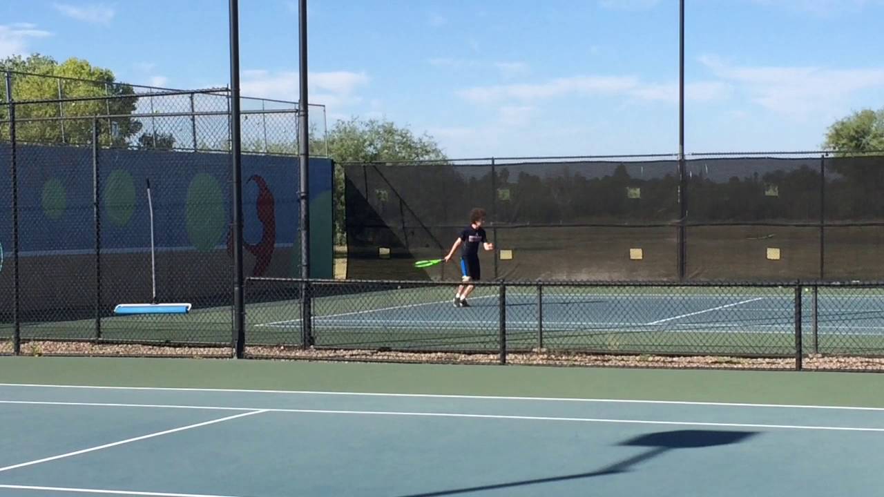Griffin tennis with Ian October 2016 - YouTube