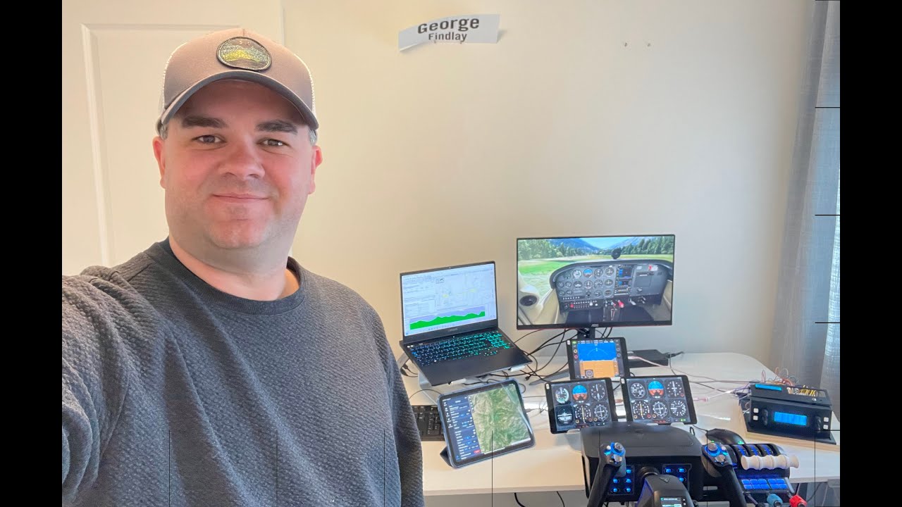 My Flight Sim setup - Velocity One Yoke, Stand & Rudder, iPads and more ...