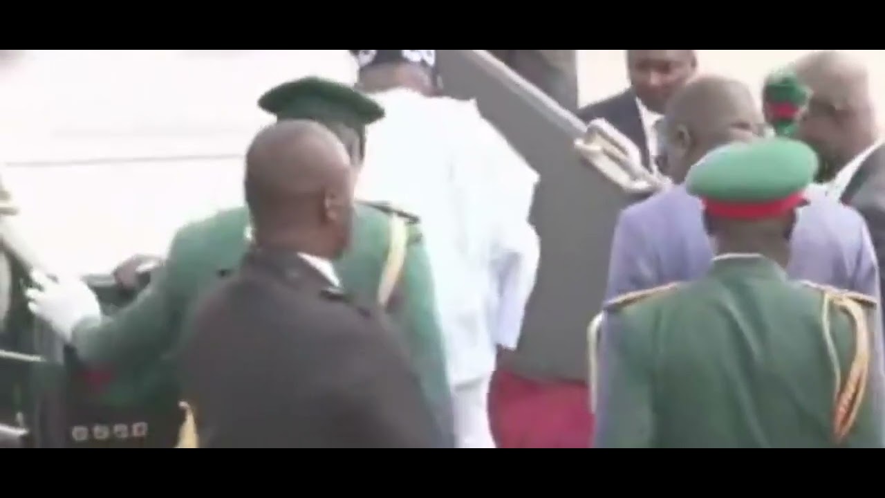 WATCH: Nigerian President, Tinubu Falls While Climbing Parade Vehicle ...