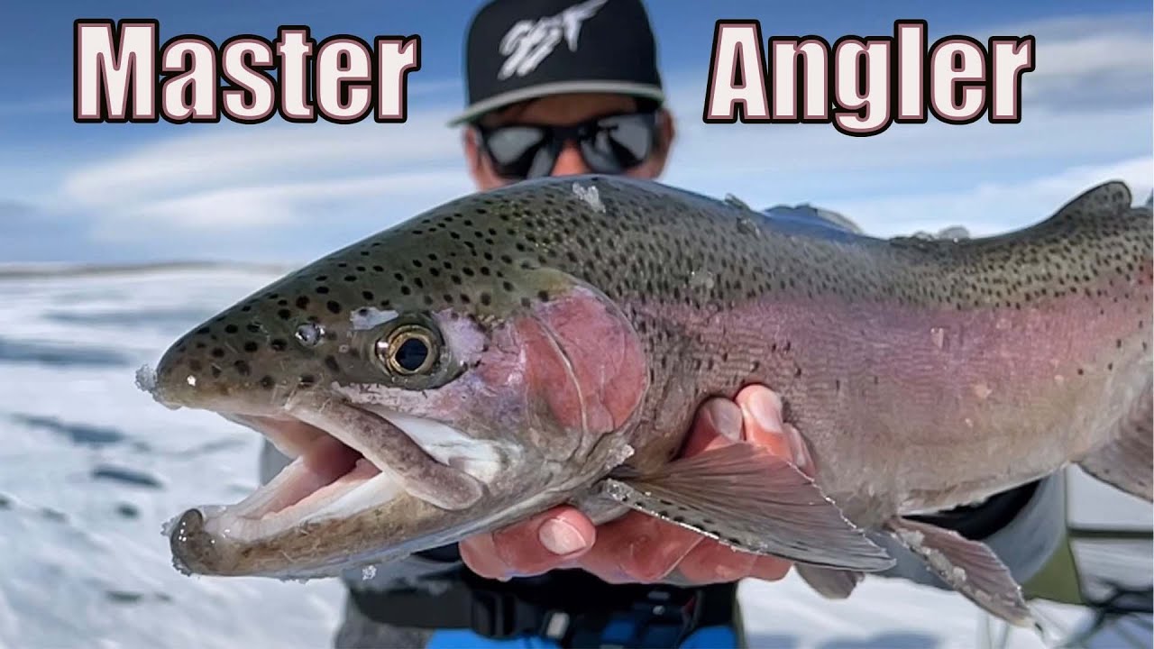 Ice Fishing for MASTER ANGLER Trout using ICE FIRE System - YouTube