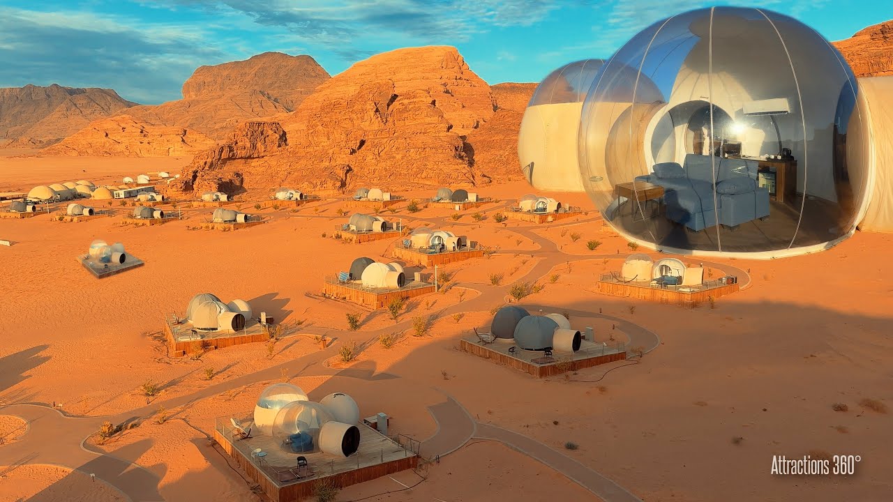 MARS in REAL-LIFE! Living inside a BUBBLE HOTEL & Must-See Sights in ...