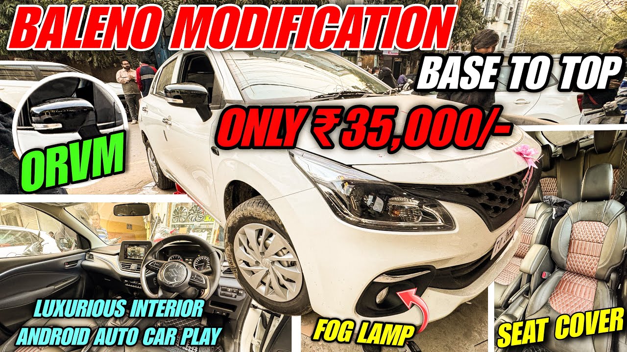 MARUTI BALENO BASE TO TOP MODIFIED | 2026 BALENO BASE MODEL | BALENO ...
