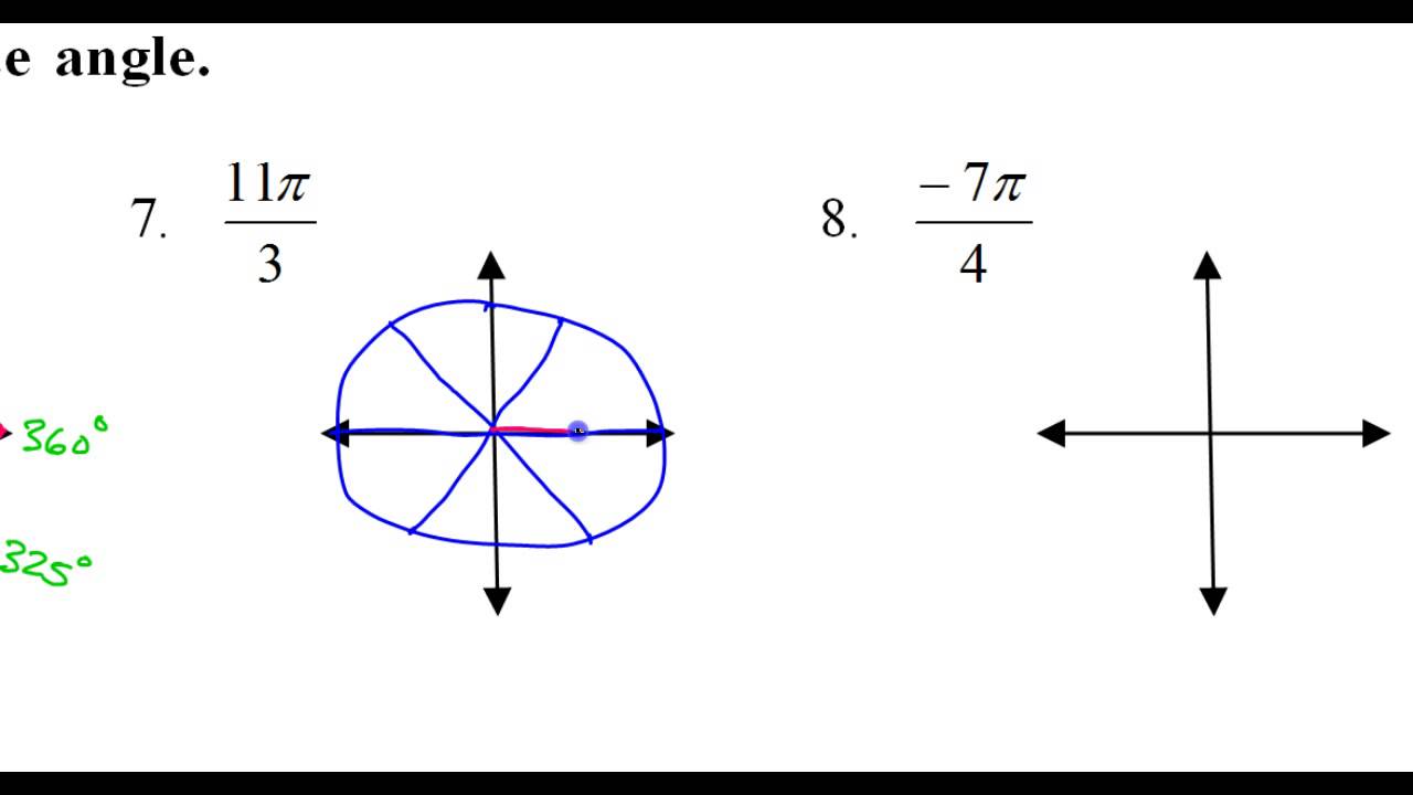 Day 12 HW #5 to #8 Reference Angles, Sketch an Angle in Standard ...