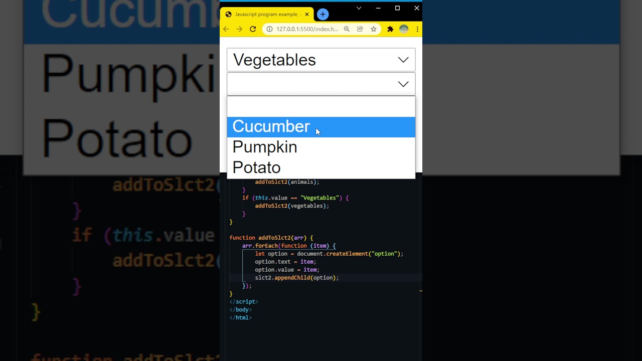 Solved Javascript Change Content Depending On Select 9to5Answer solved-javascript-change-content-depending-on-select-9to5answer