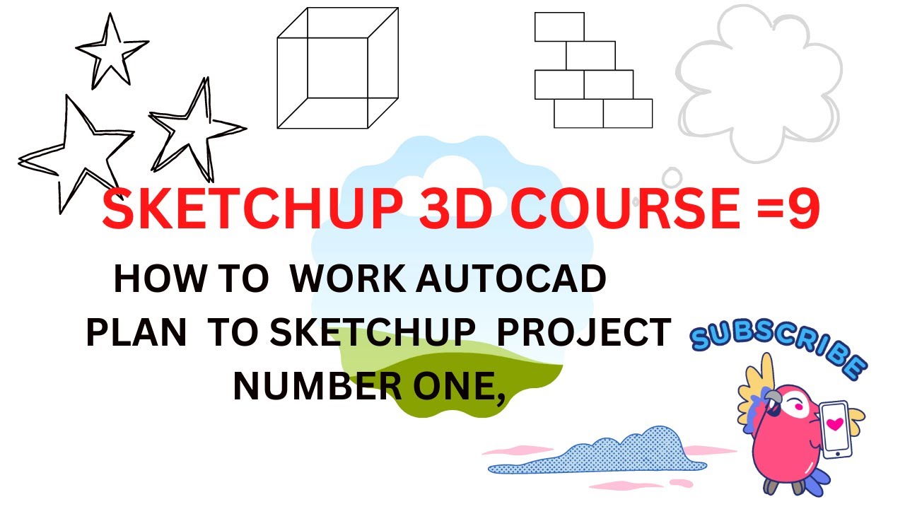 sKETCHUP 3D COURSE PART =9 - YouTube
