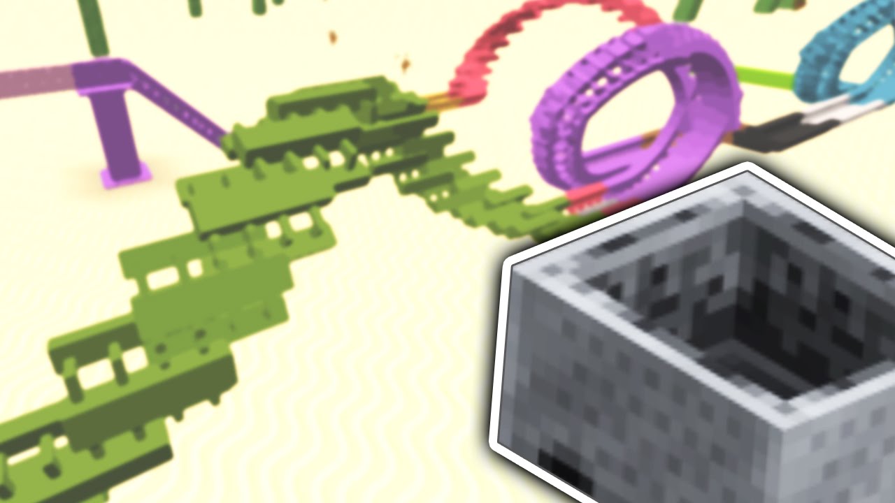 Minecraft ROLLERCOASTER MOD - YouTube