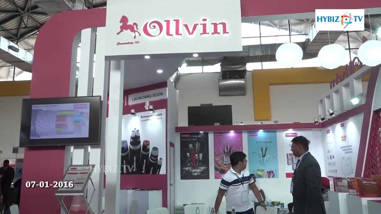 Ollvin Wires & Cables | Electriexpo 2017 Hitex Hyderabad | hybiz - YouTube