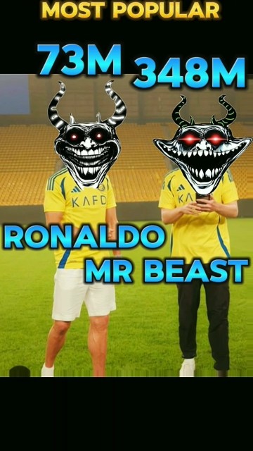 ronaldo with mr beast freinds😍#shortfeed #cr7 #shorts #mrbeast - YouTube