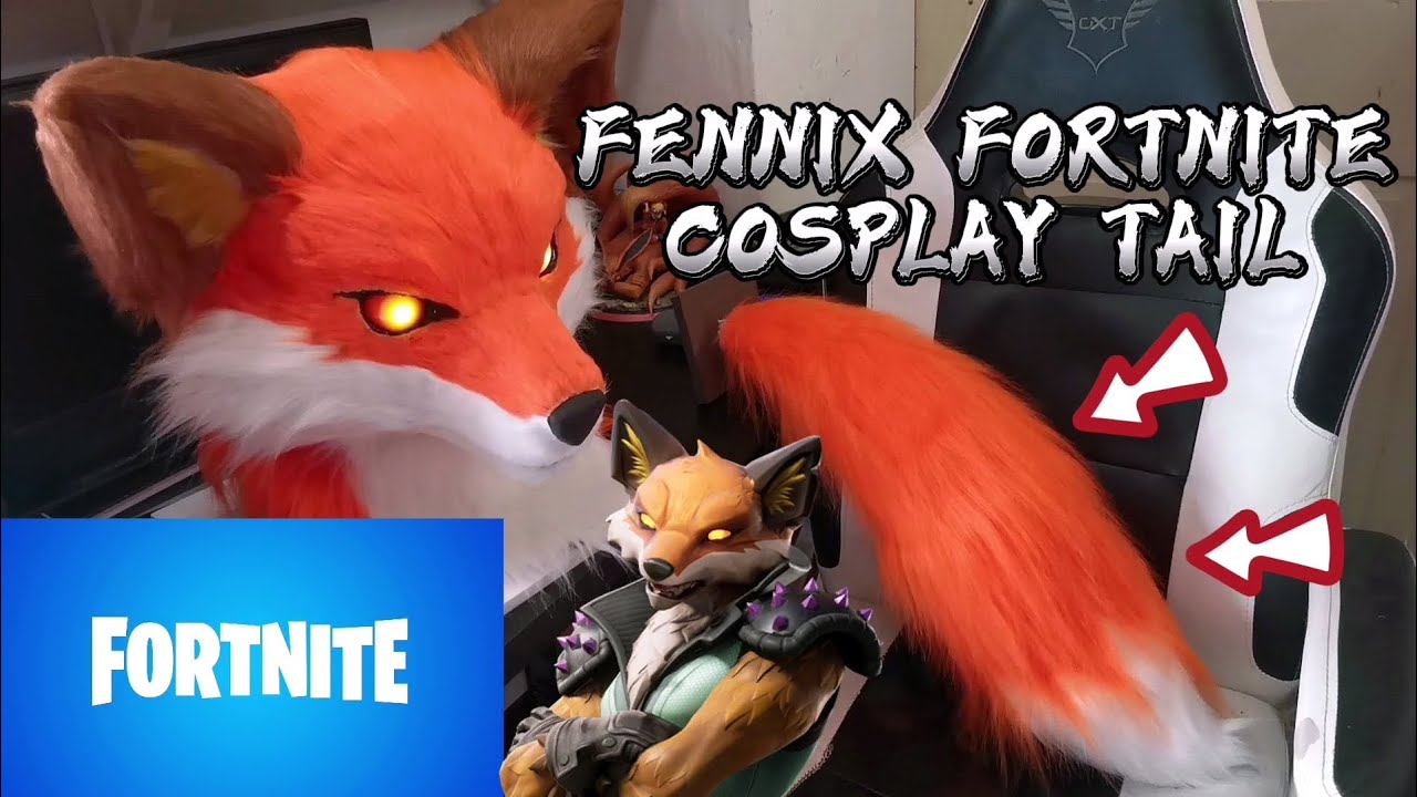 Fennix fortnite cosplay tail - YouTube