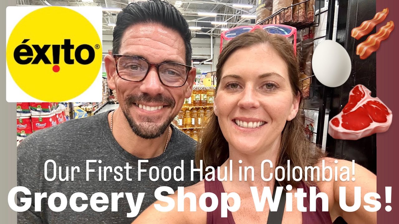 🥩Grocery Shopping for the First time in Colombia! 🍔 | Éxito Animal ...