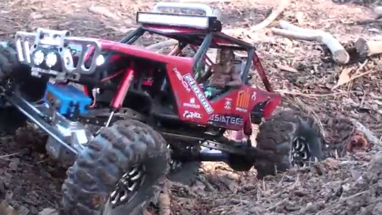 Axial Wraith: First Run With All The Upgrades - YouTube