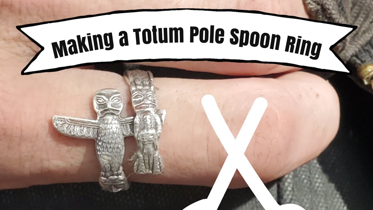 Making A Totum Pole Spoon Ring Easy How To - YouTube