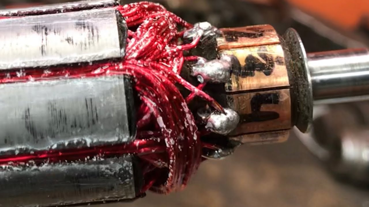 12 Volt DC Motor Rewind, 58 Edsel Shifter Motor - YouTube