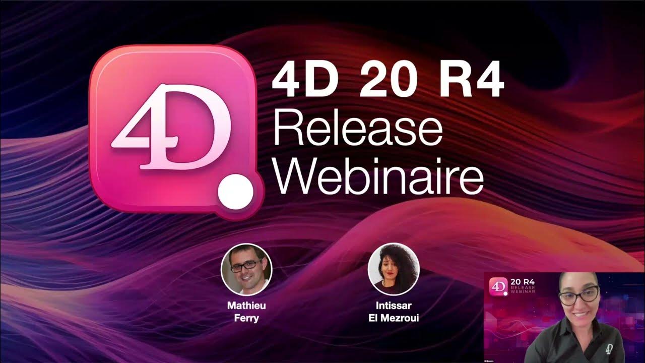 4D Webinar - What’s new in 4D 20 R4? [English - EMEA & APAC] - YouTube