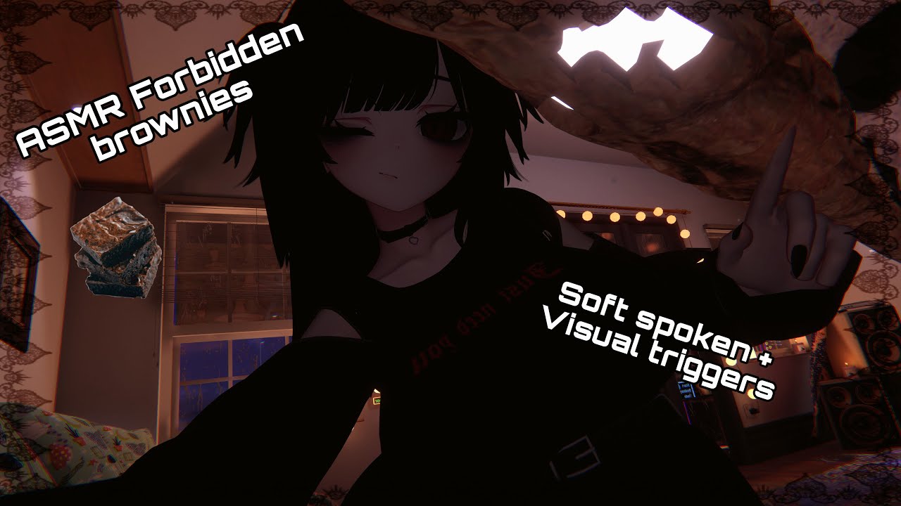 🍫🟫 Goth girl knows you ate the Forbidden Brownies 🟫🍫 - VRChat ASMR ...