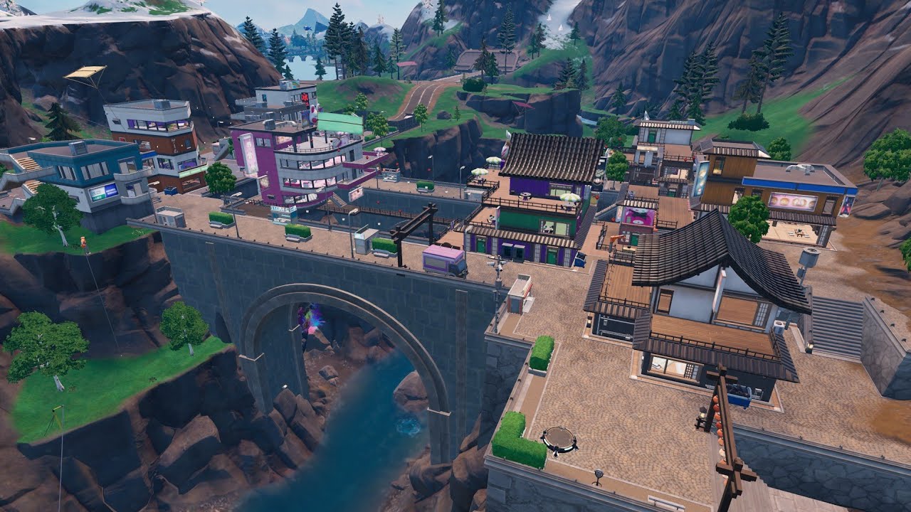 Fortnite Canyon Crossing tour - YouTube