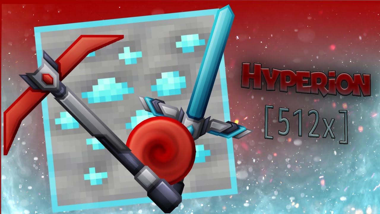 Hyperion [512x] + 1 Recolor! MCBE PvP Texture Pack (1.21+) | 0% FPS ...